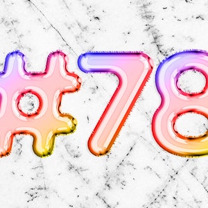 Rainbow Letter Balloons Clipart, Rainbow Alphabet Clip Art, Rainbow ...