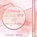 Blush Watercolor Digital Papers With Gold Veins Gold - Etsy