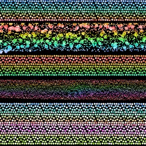 Rainbow Confetti Borders Clipart, Rainbow Border Overlays, Rainbow ...
