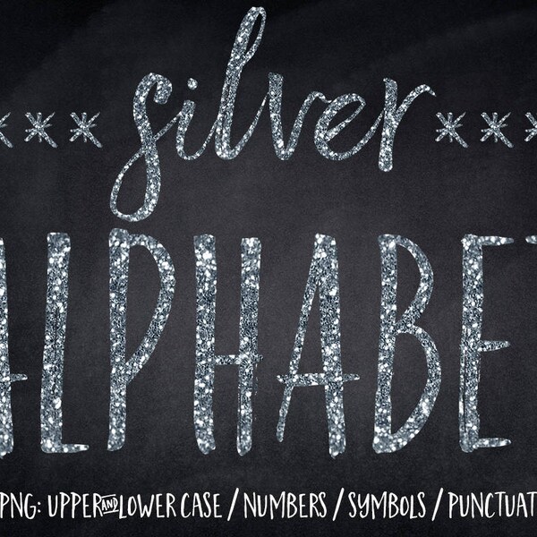 Typography Alphabet - Etsy