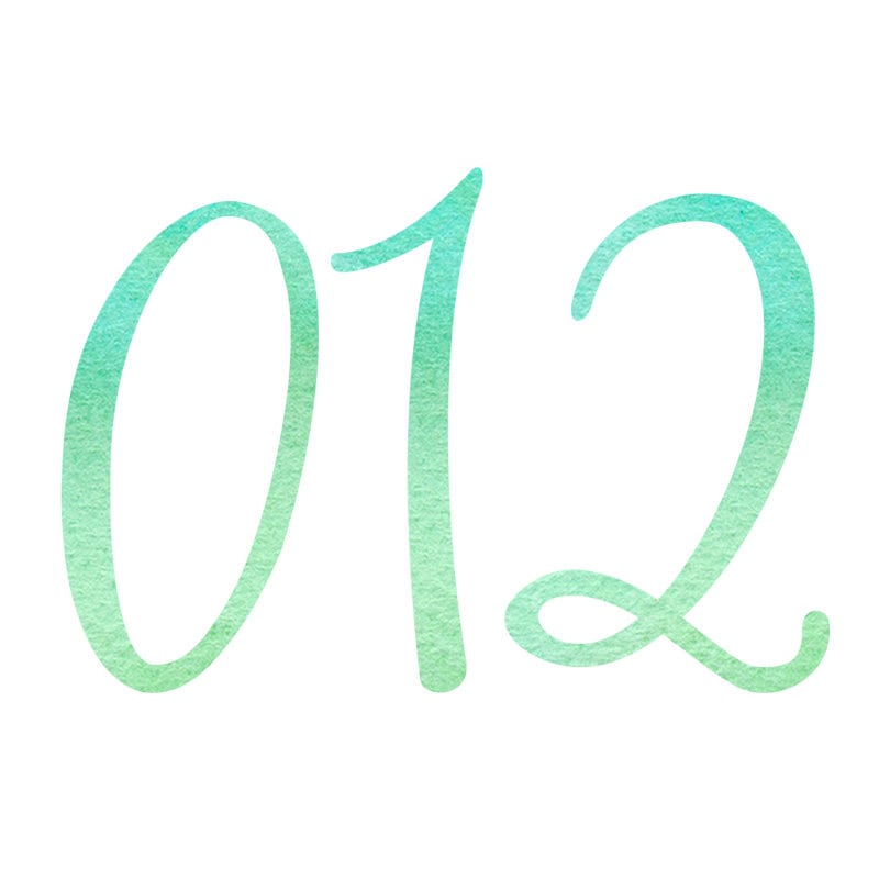 Green Watercolor Alphabet Clipart Turquoise Alphabet Clip - Etsy