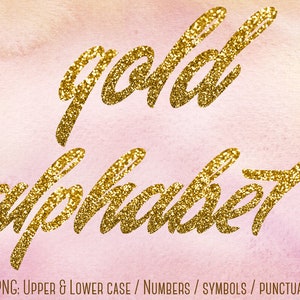 Gold Font Clipart, Gold Glitter Alphabet, Gold Alphabet, Gold Letters ...