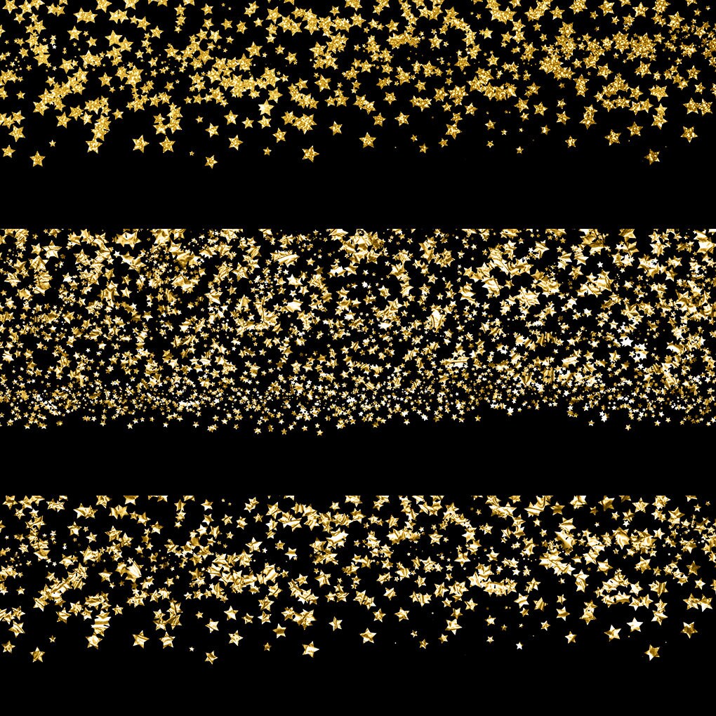 Gold Stars Clipart, Gold Glitter Stars Clip Art, Gold Foil Stars, Star ...