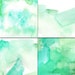 Green Watercolor Digital Paper Clipart, Watercolor Ombre Paper Pack ...
