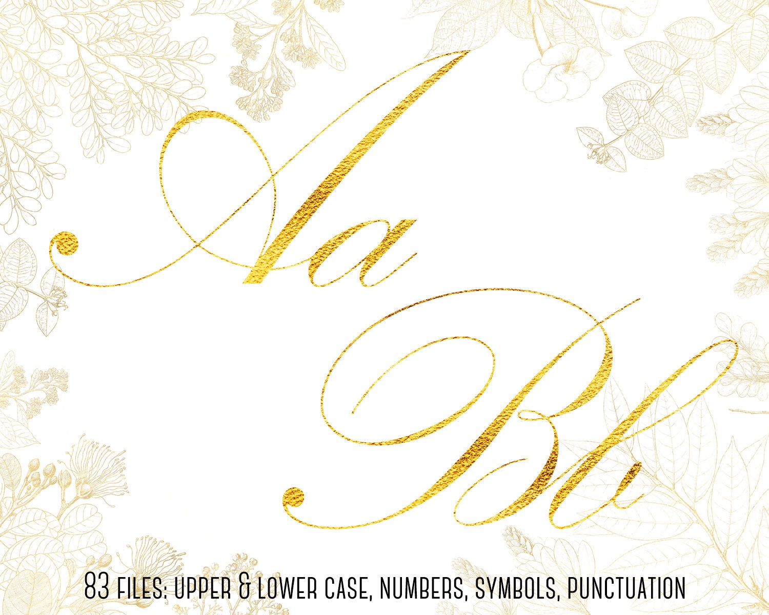 Gold Metallic Letters Clipart
