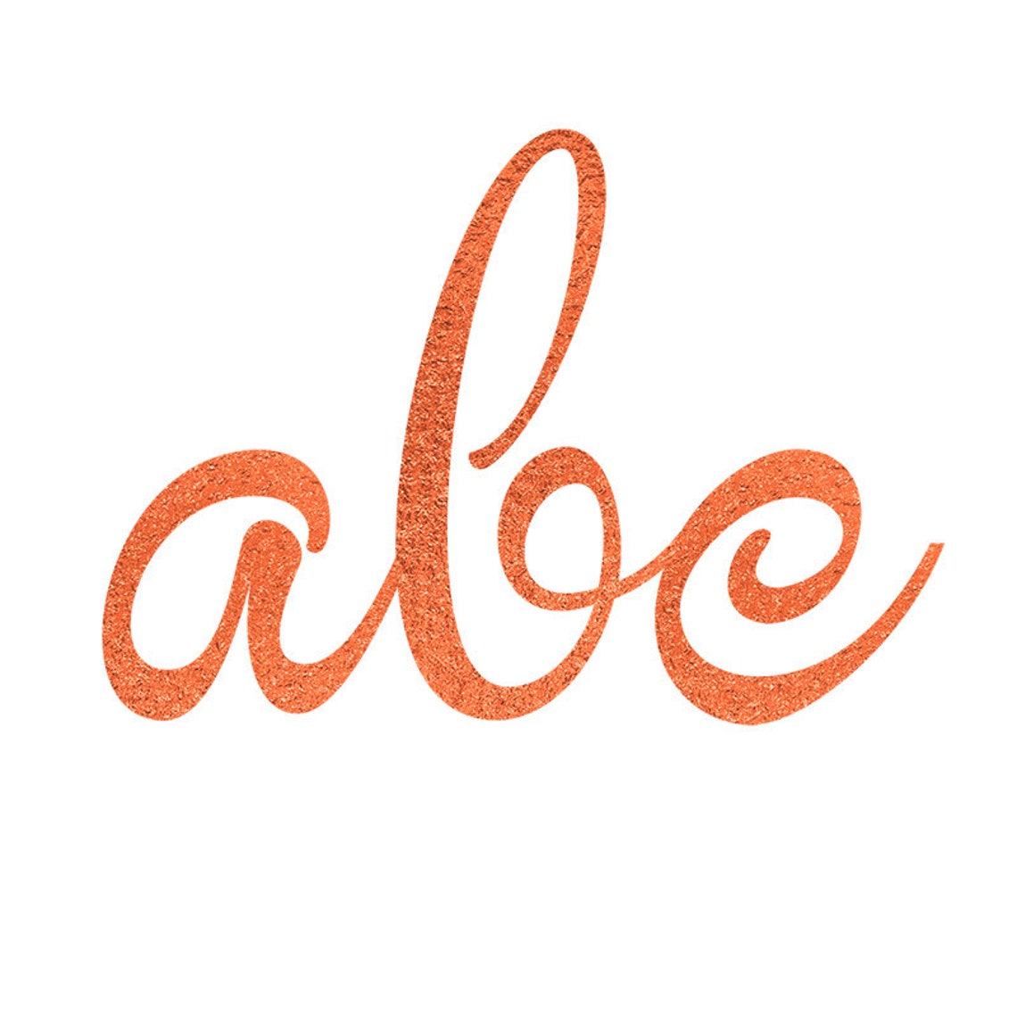 Copper Letters Clipart Copper Font Copper Alphabet With - Etsy UK