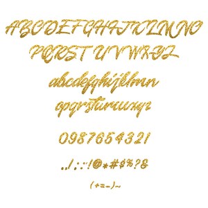 Gold Font Clipart, Gold Glitter Alphabet, Gold Alphabet, Gold Letters ...