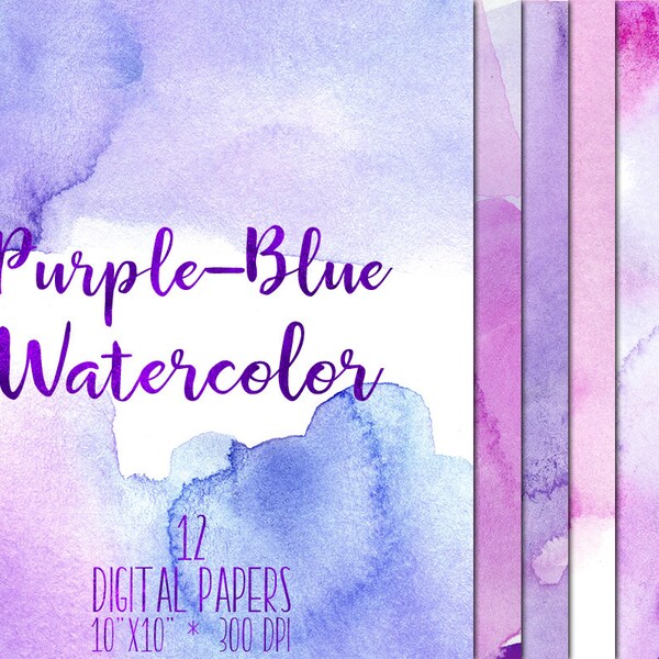 Ombre Watercolor - Etsy