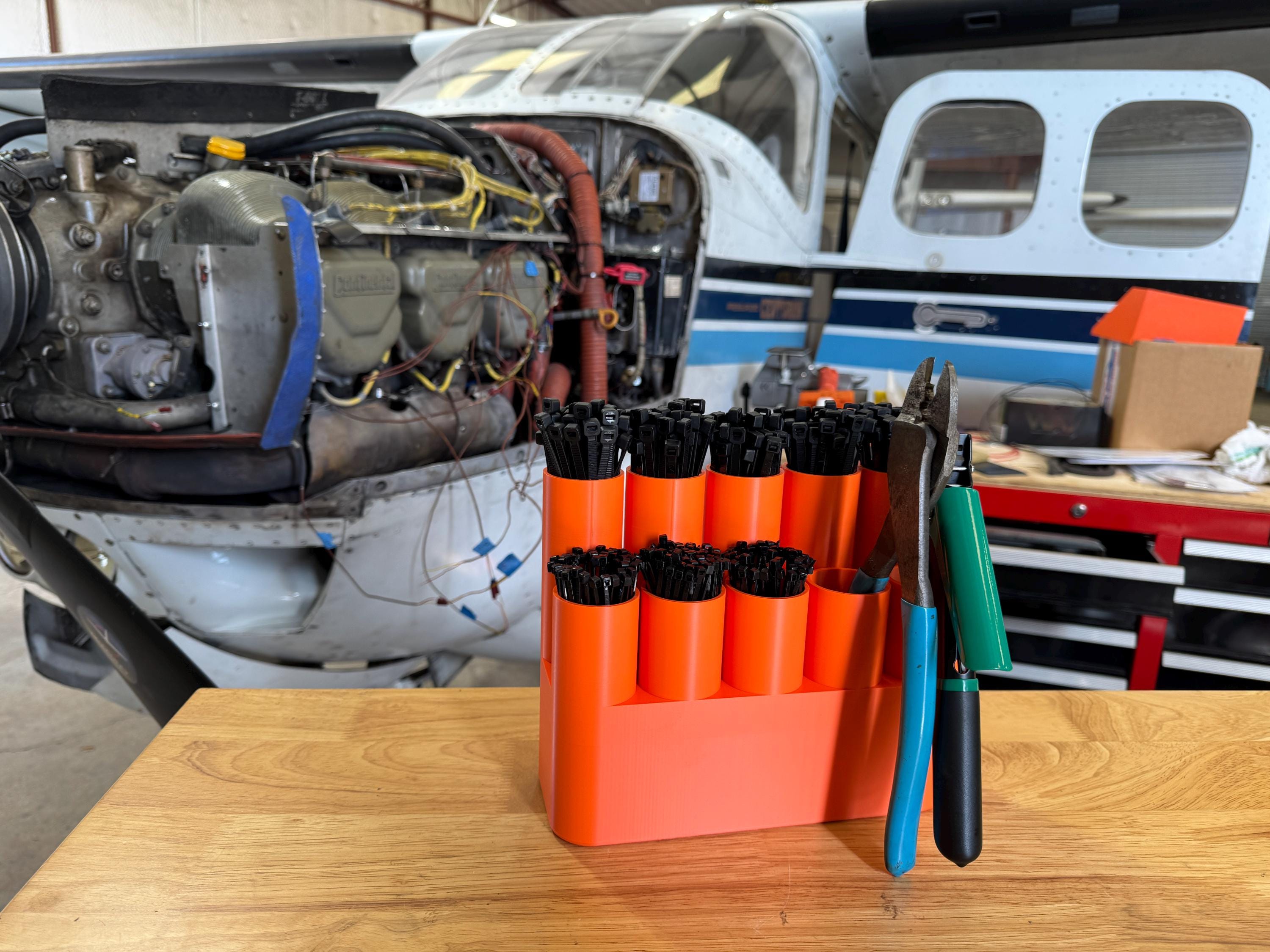 Large Zip Tie Organizer: Cable Wire Storage (6 & 8 Inch) - Etsy