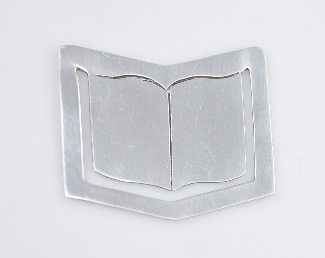 Vintage Signed Taxco Sterling Silver Bookmark - Etsy