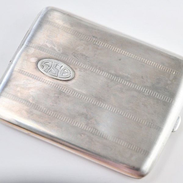 Vintage Silver Cigarettes Case - Etsy