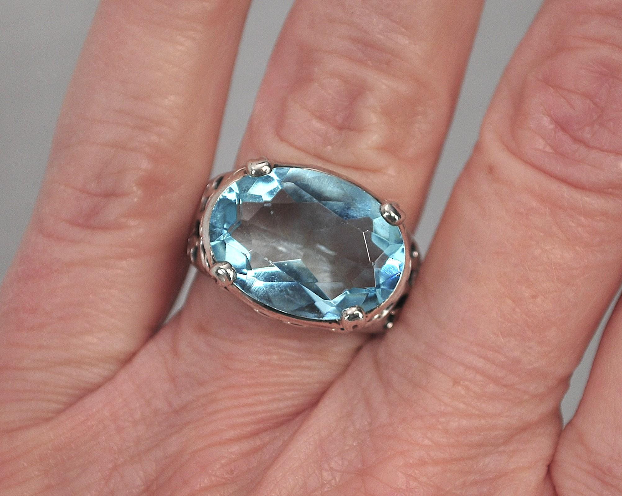 Silpada Sterling Silver Blue Cove Ring - Etsy