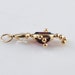 14K Gold Girl Charm Pendant - Etsy