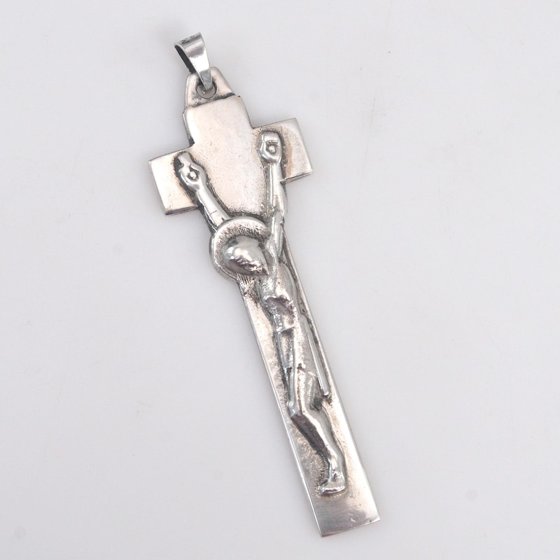 Vintage Taxco Crucifix - Etsy