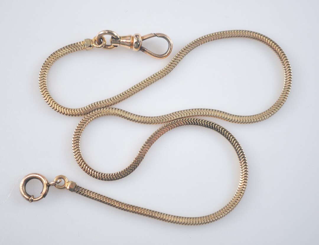 Antique Simmons Gold Filled Vest Chain, 13 1/4 Inches - Etsy