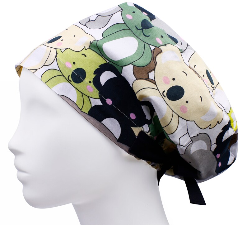 Scrub Cap Scrub Hat Scrub Hats for Women Koala Scrub Caps | Etsy