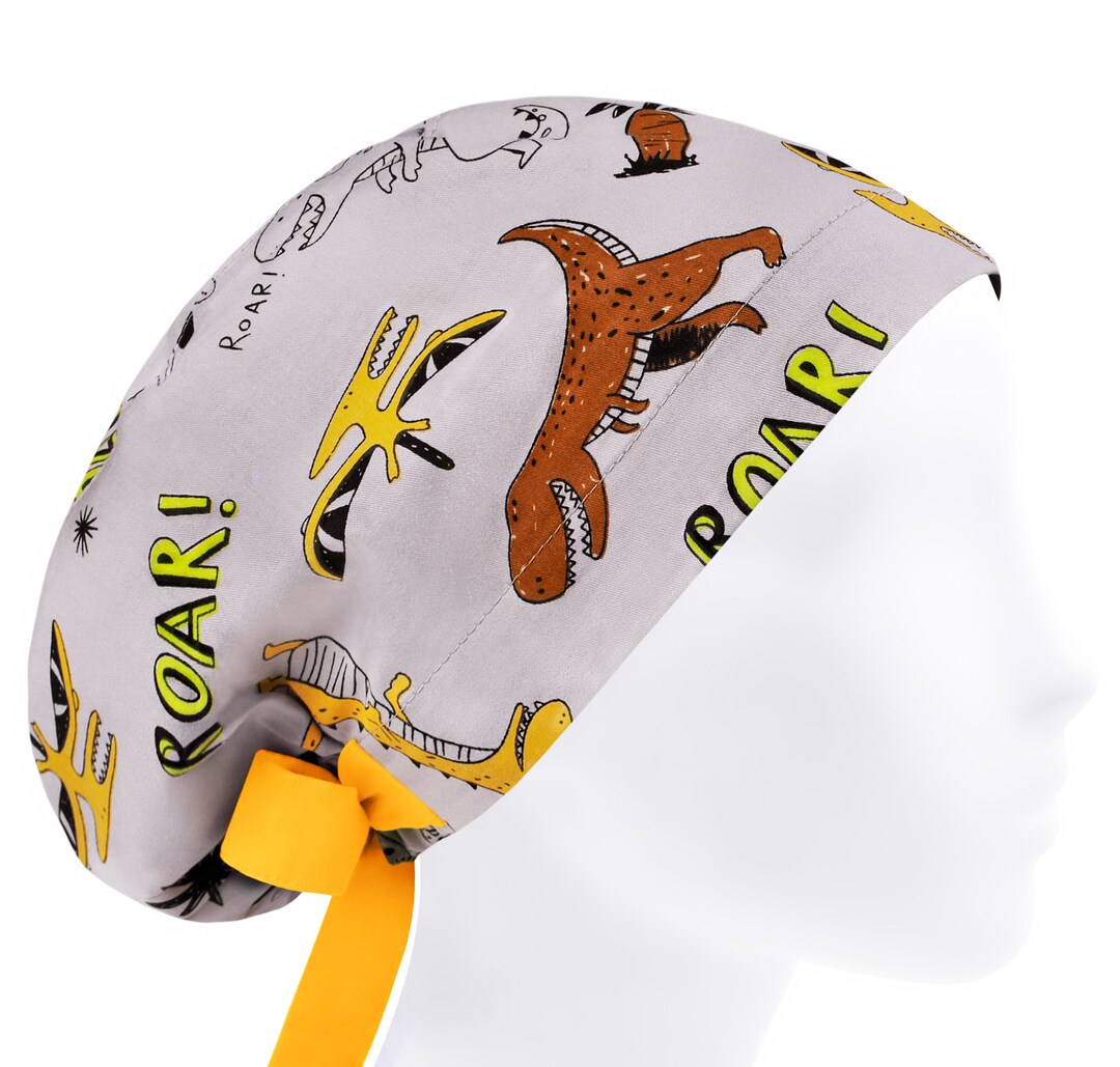Scrub Hat, Scrub Caps, Scrub Hats for Women, Dinosaur Surgery Cap - Etsy