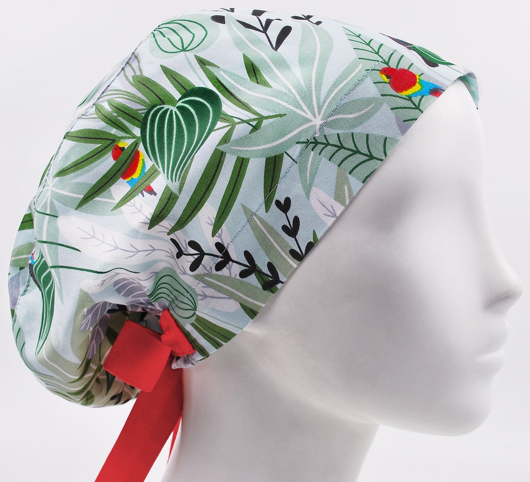 Scrub Cap Surgical Scrub Hats Surgery Caps Toucan Parrot - Etsy