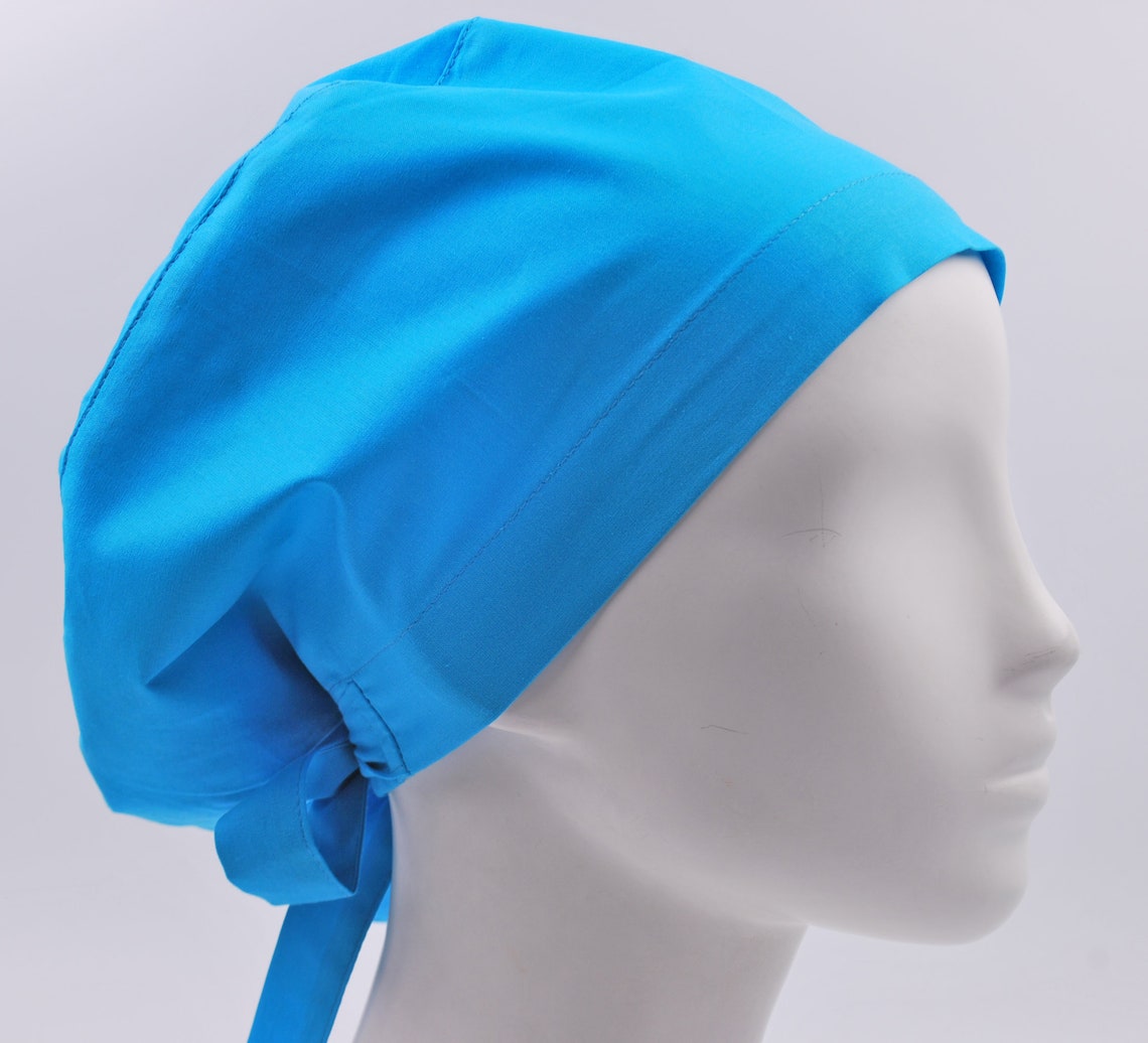 Scrub cap scrub hat surgery caps surgical hats solid | Etsy