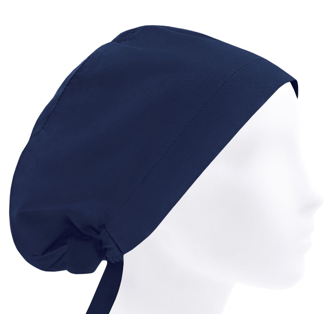 Scrub Cap, Scrub Hat, Surgery Caps, Surgical Hats, Solid Navy Blue or ...