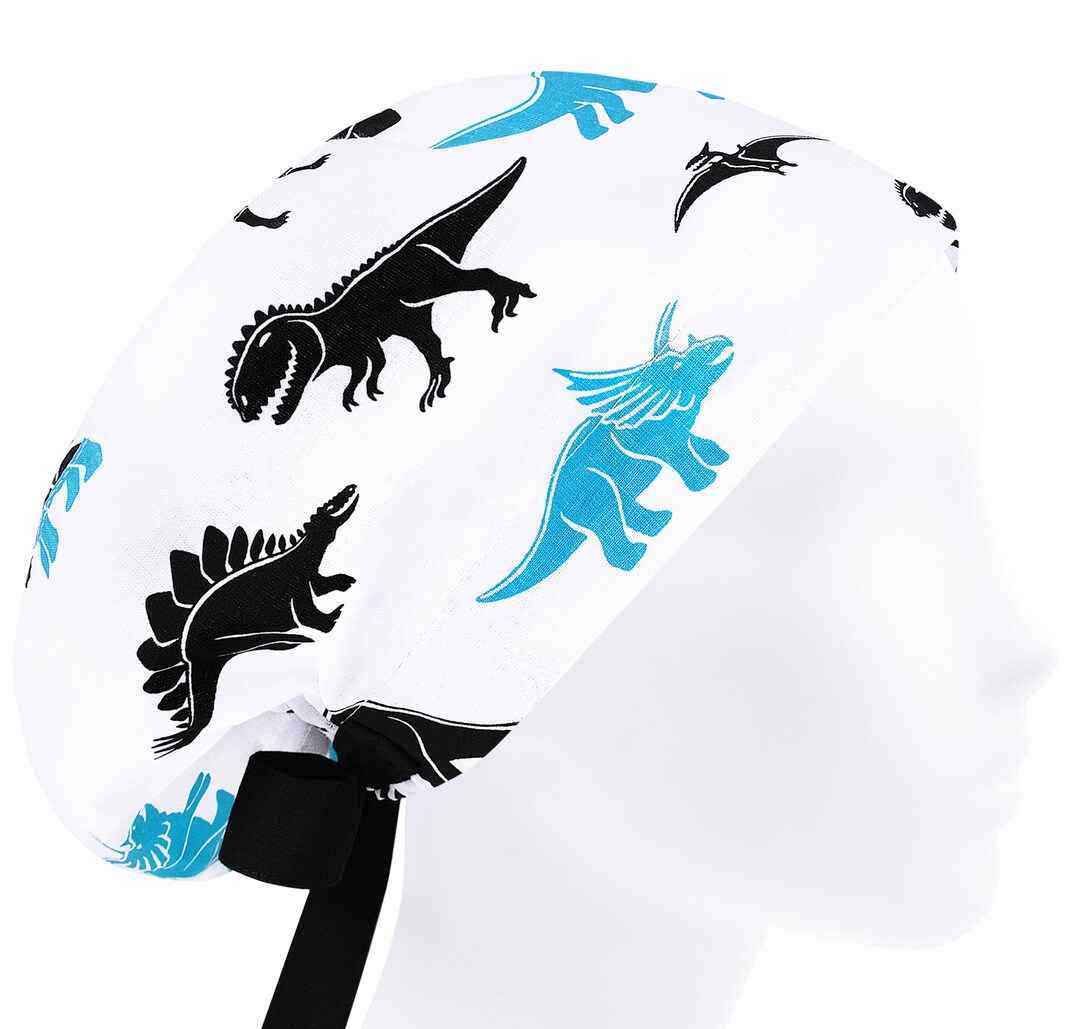 Scrub Hat, Scrub Caps, Scrub Hats for Women, Dinosaur Surgery Cap - Etsy