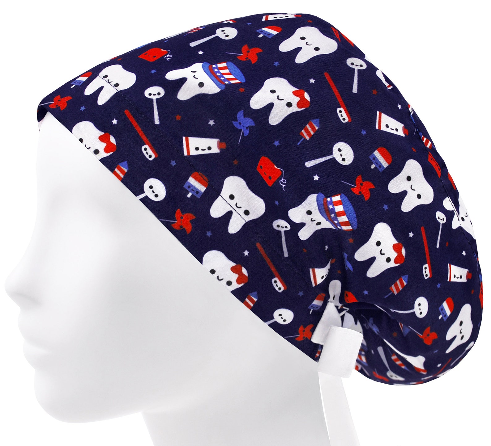 Dental Nurse Cap Teeth Scrub Cap Surgical Cap Women Scrub - Etsy