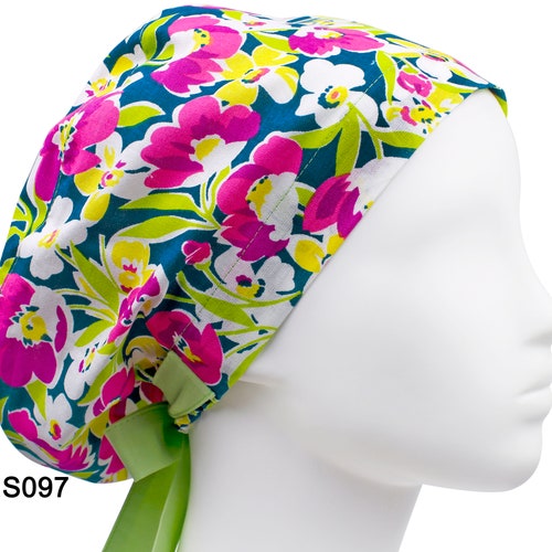 Scrub Hats Scrub Cap Surgery Caps Daisy Surgical Hat Etsy