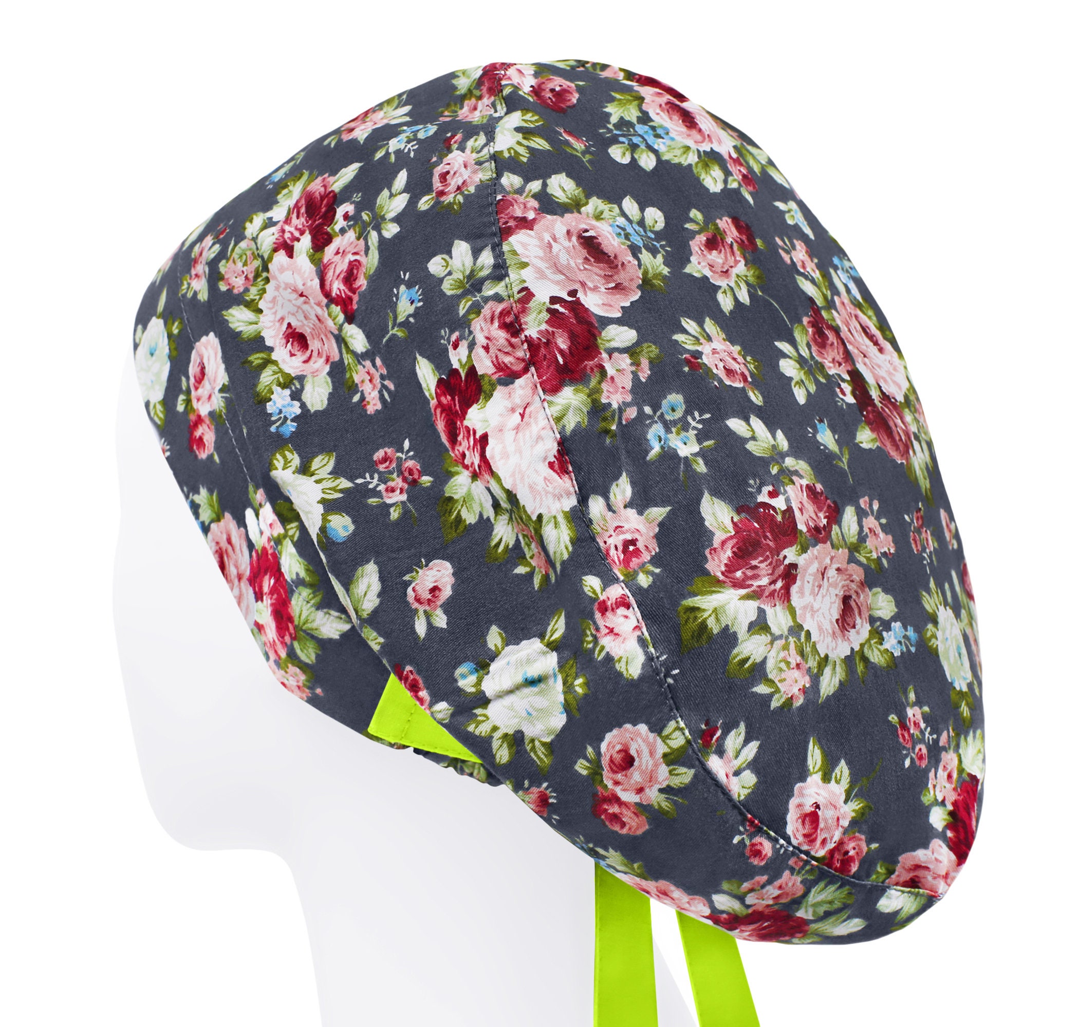 Surgical Scrub Hat, Surgery Caps, Scrub Hats, Rose Scrub Cap - Etsy