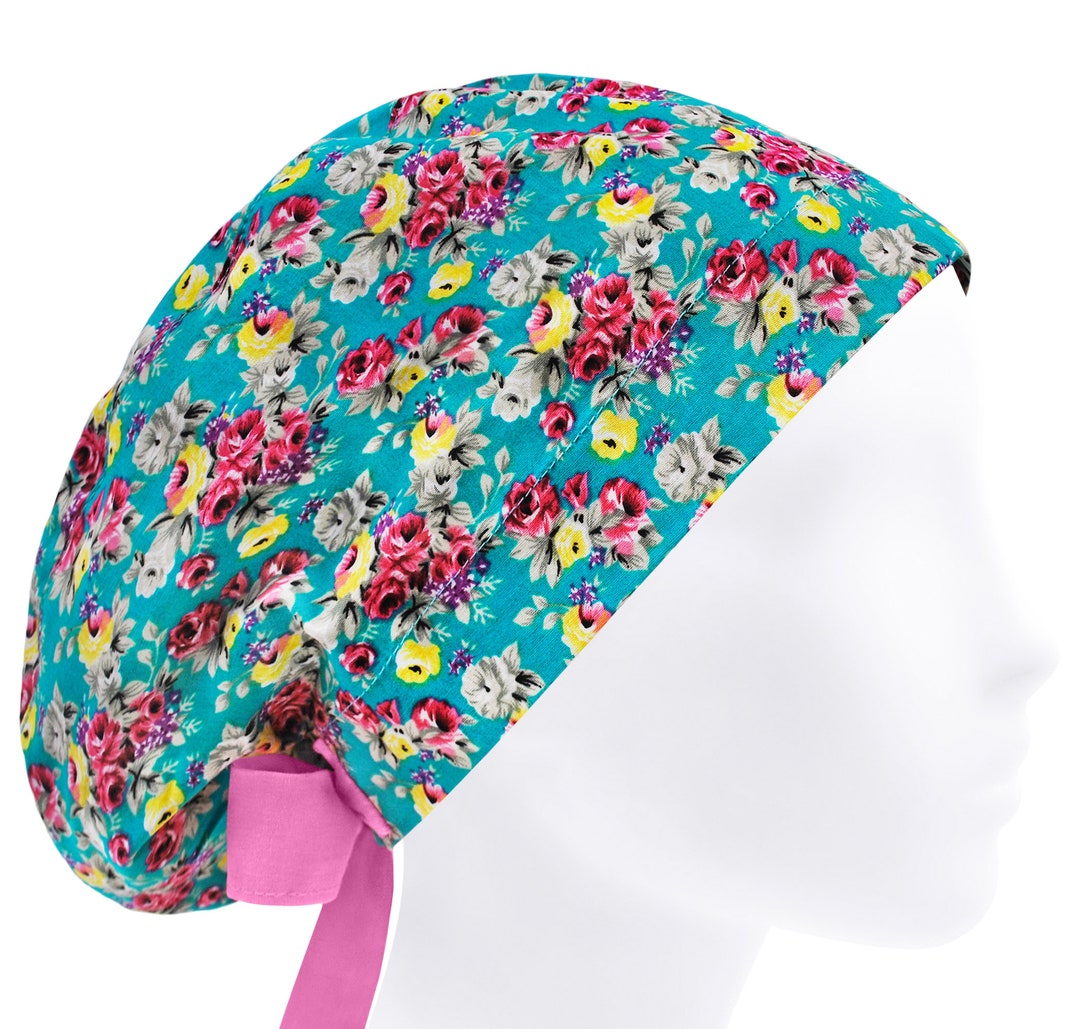 Scrub Cap, Scrub Hat, Surgery Caps, Surgical Hats Floral - Etsy