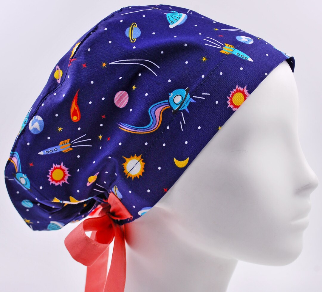 Scrub Cap Scrub Hats Surgery Caps Surgical Hat Space or - Etsy