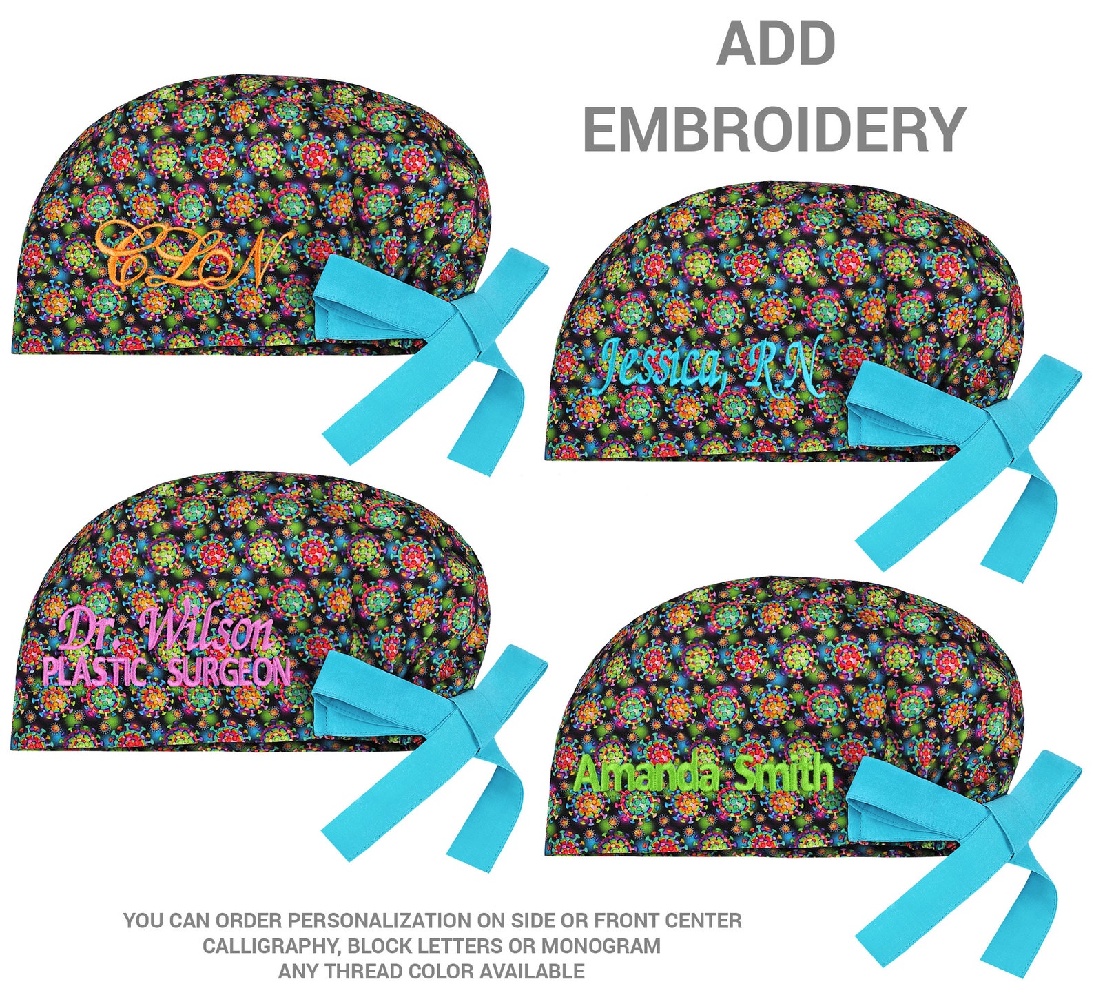 Scrub Caps for Women Nurse Cap Surgical Cap Scrub Hats - Etsy