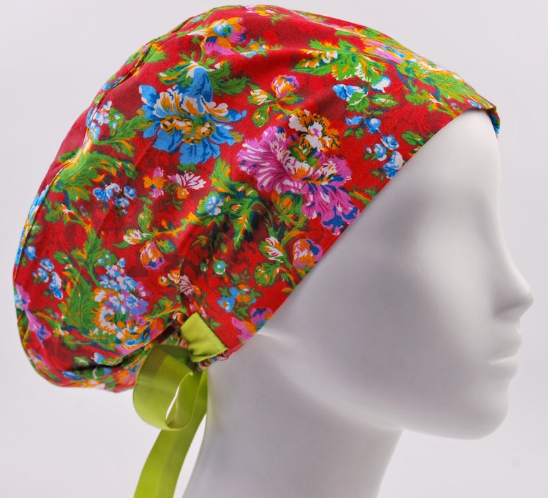 Surgery Caps Scrub Hat Surgical Cap Flower Scrub Hats | Etsy