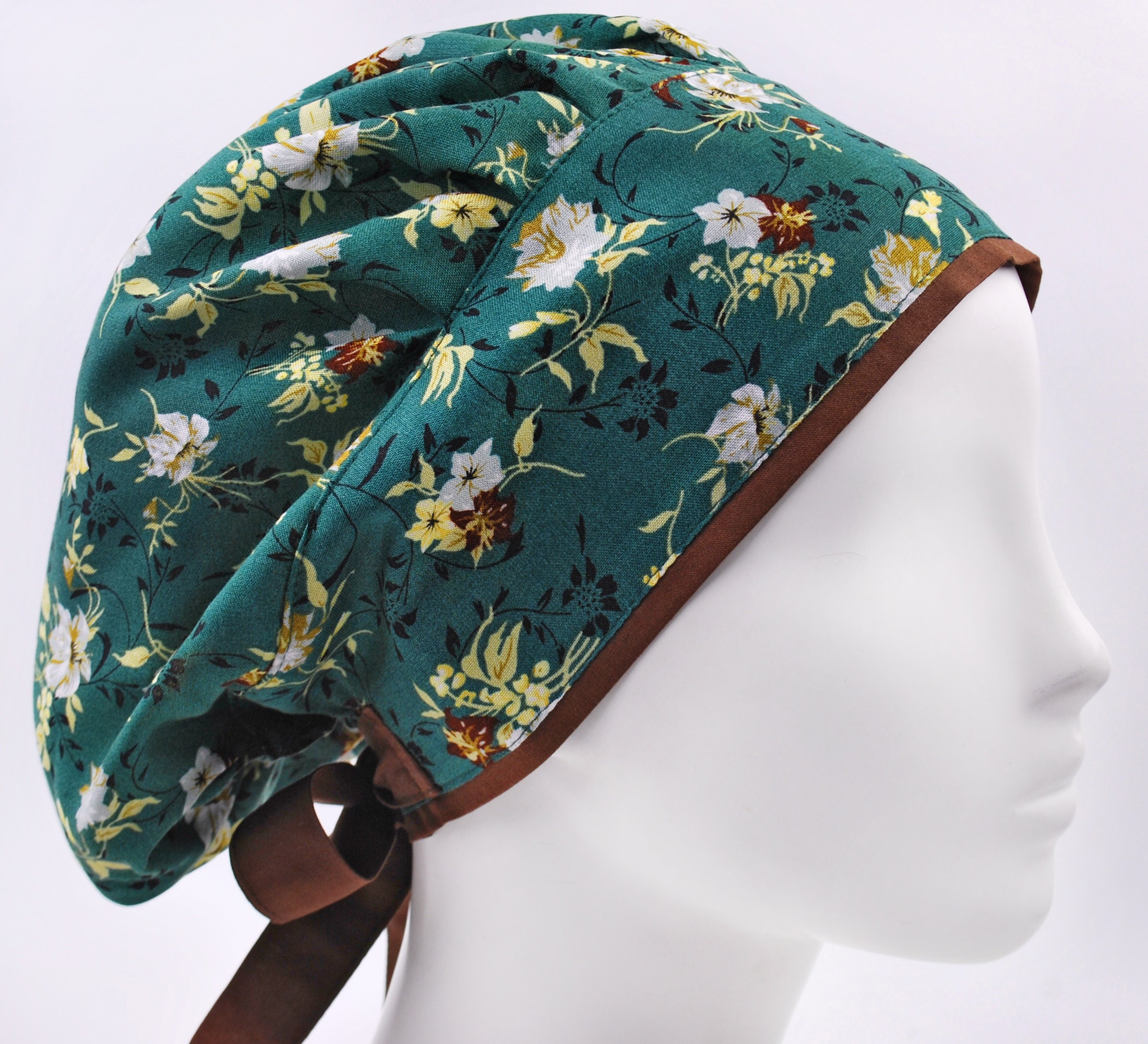 Surgical cap women scrub hats surgery caps nurse hat green | Etsy