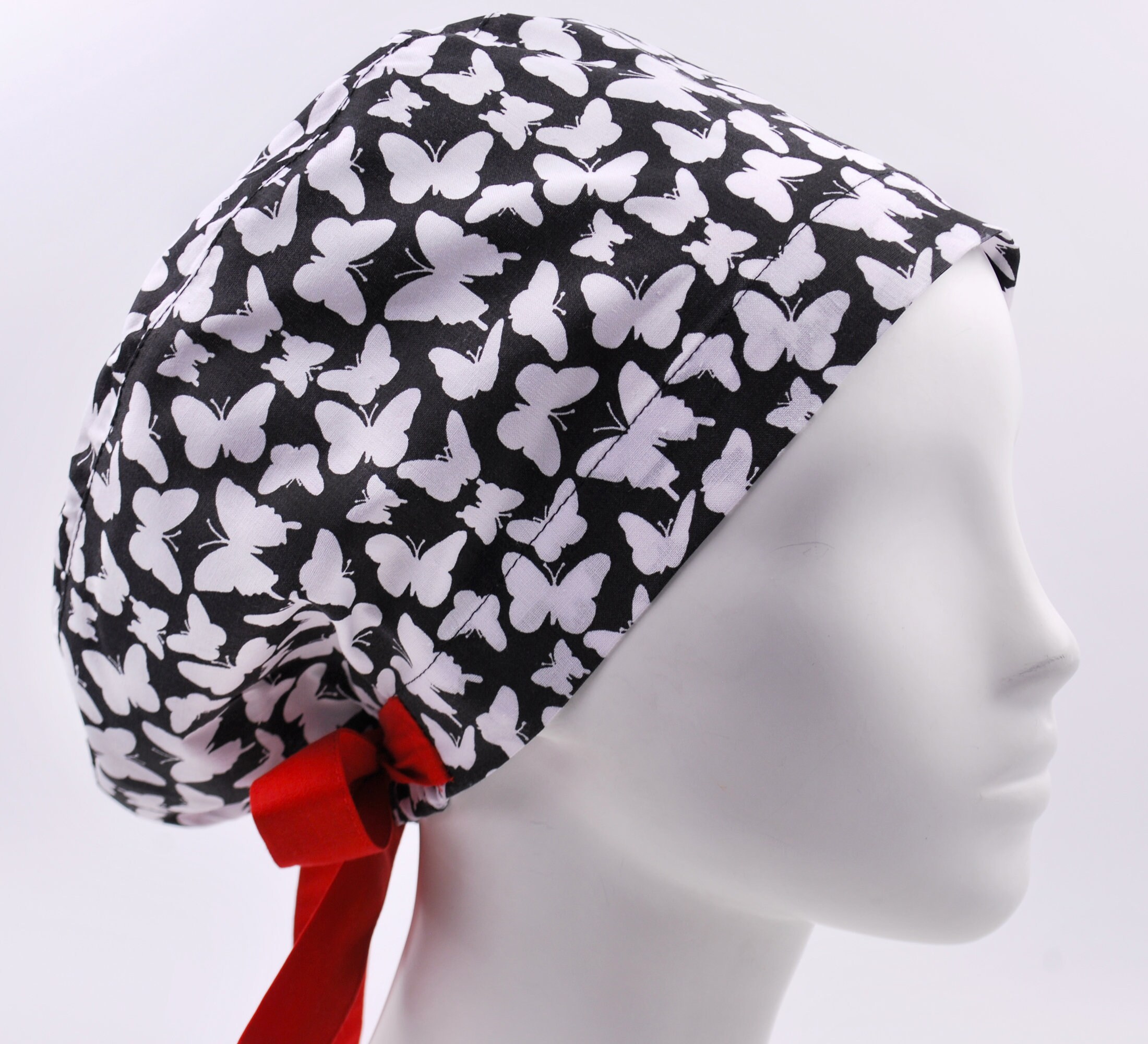 Surgical cap scrub caps scrub hats nurse butterfly cap | Etsy