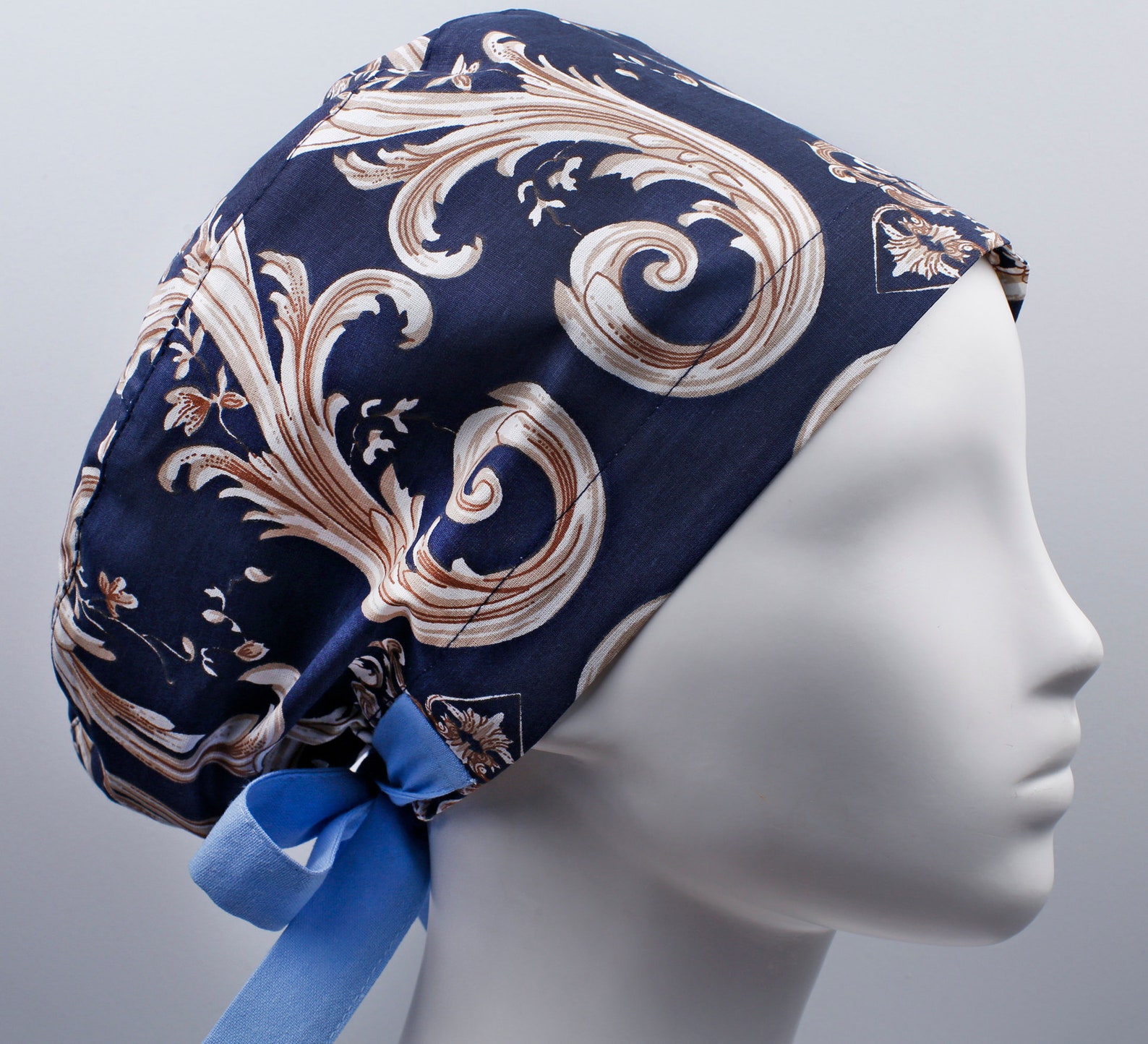 Scrub Cap for Women Scrub Hats Surgery Caps Royal Monogram - Etsy