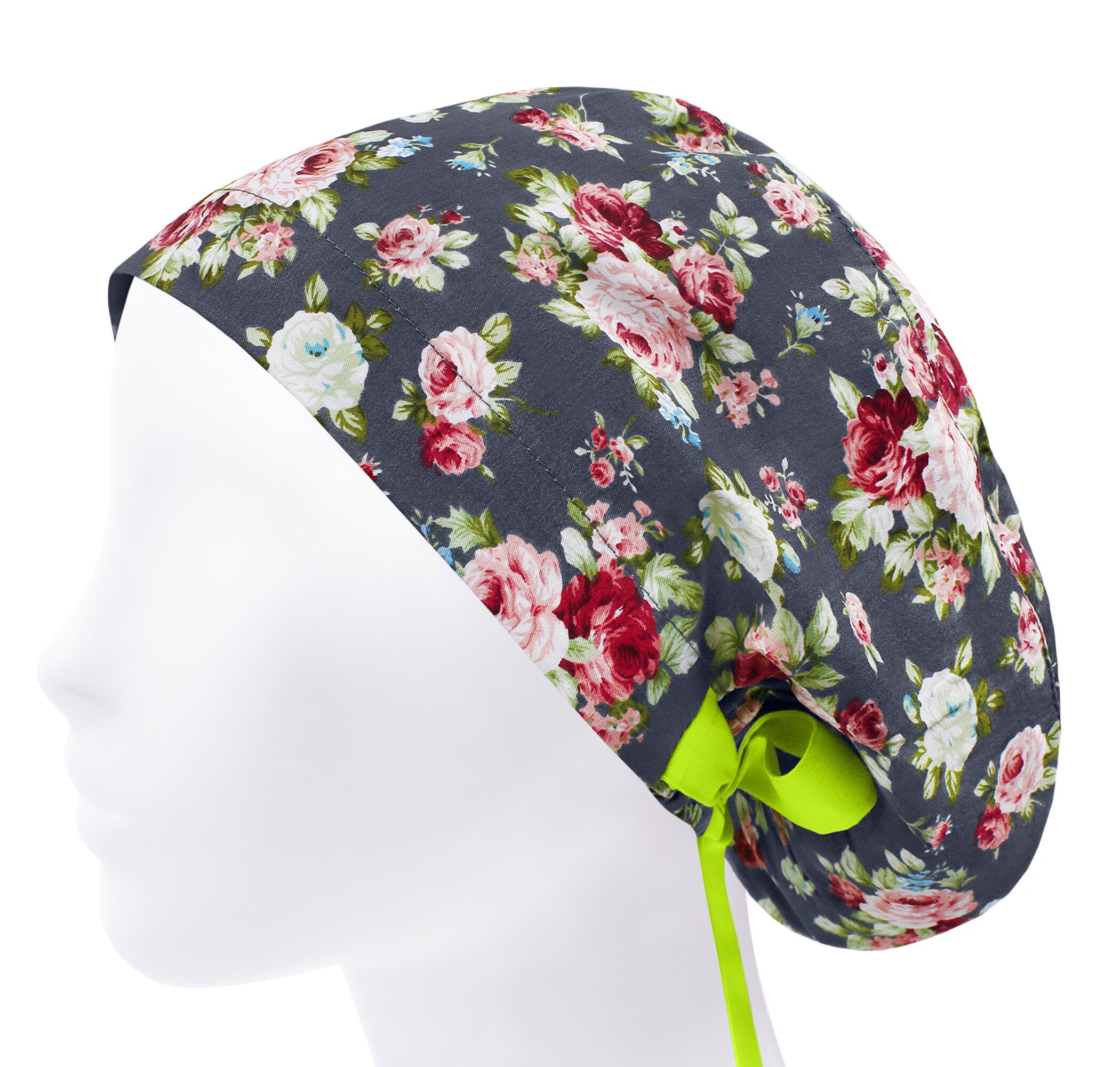 Surgical Scrub Hat, Surgery Caps, Scrub Hats, Rose Scrub Cap - Etsy