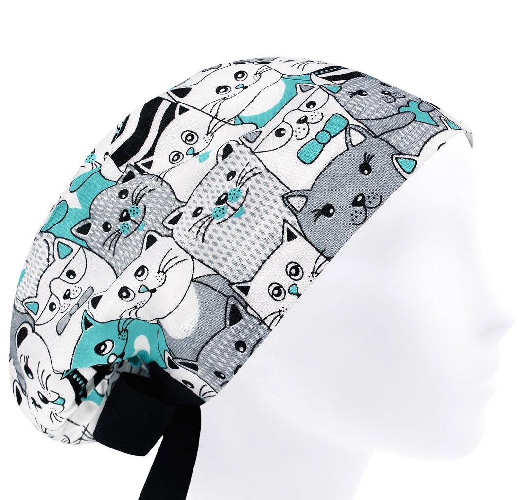 Scrub Cap, Scrub Hats, Surgery Caps, Cat Surgical Hat - Etsy