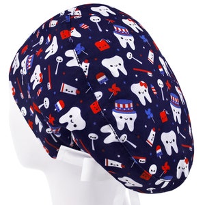 Dental Nurse Cap Teeth Scrub Cap Surgical Cap Women Scrub - Etsy