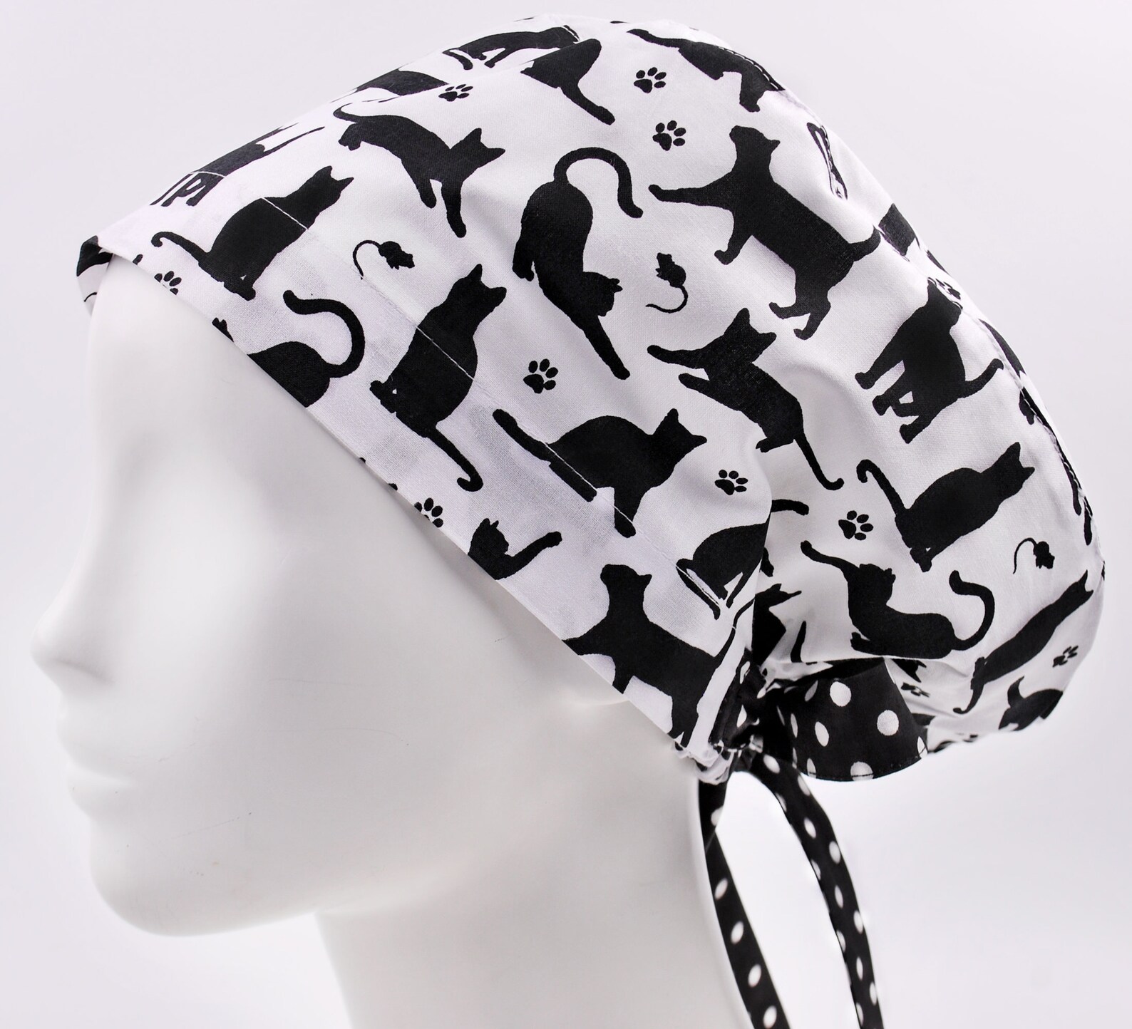 Scrub Cap Scrub Hats Surgery Caps Cat Surgical Hat | Etsy