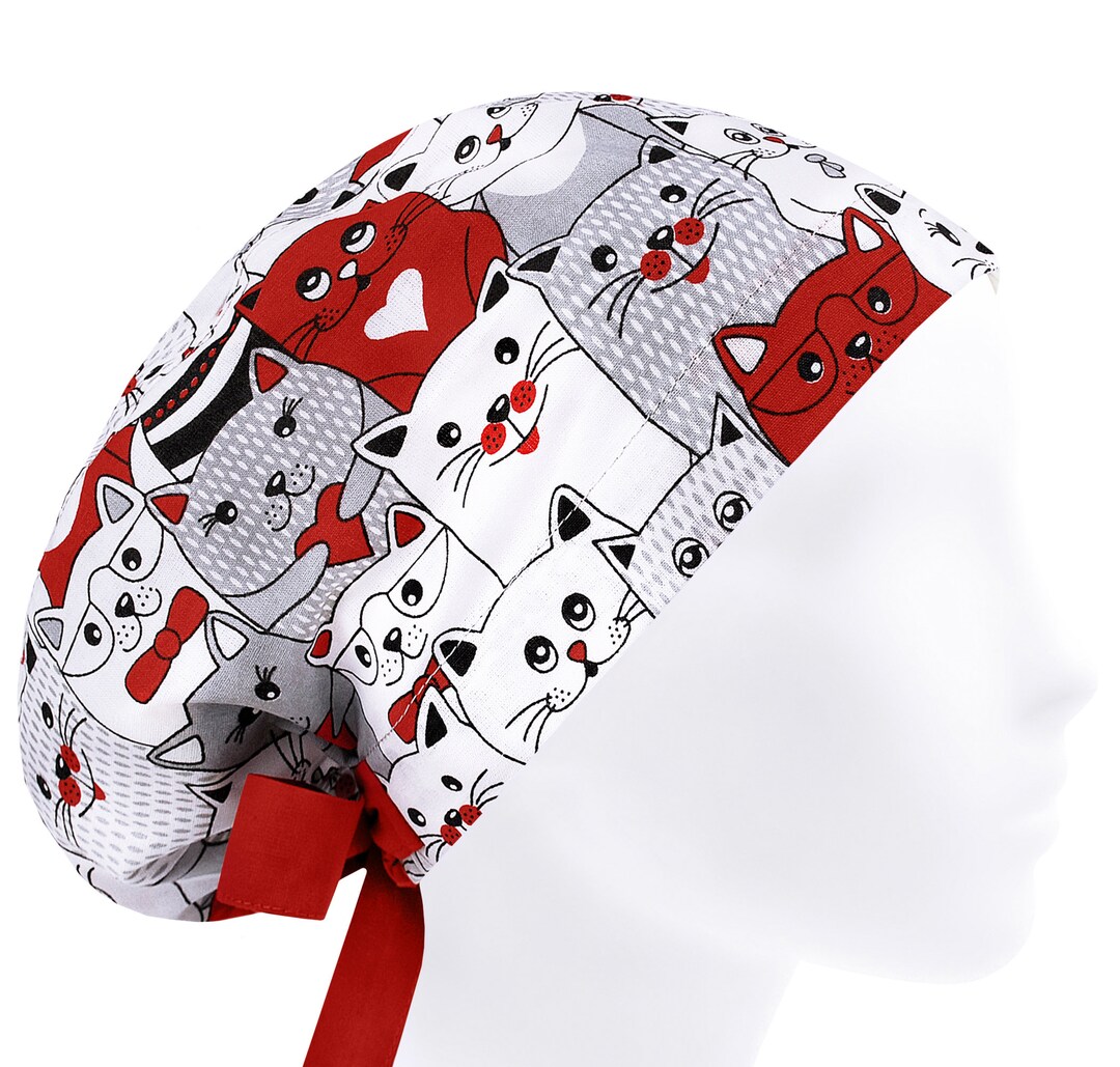 Scrub Cap, Scrub Hats, Surgery Caps, Cat Surgical Hat - Etsy