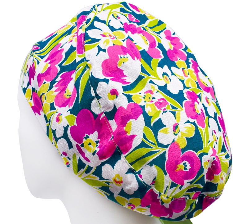 Scrub Hat Scrub Cap Surgery Caps Floral Surgical Hats Etsy