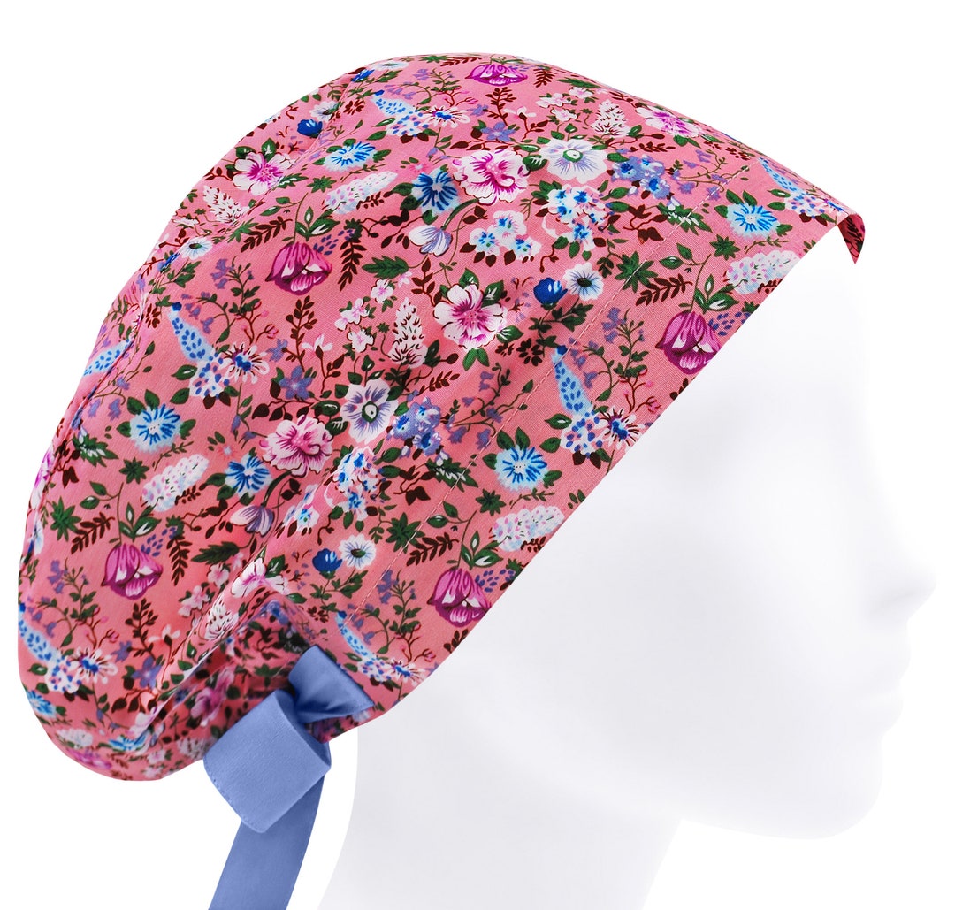 Scrub Caps, Scrub Hat, Surgery Cap, Surgical Hats Floral - Etsy