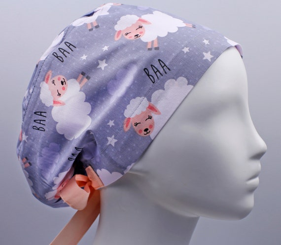 Scrub hat scrub cap surgery caps sheep surgical hats | Etsy