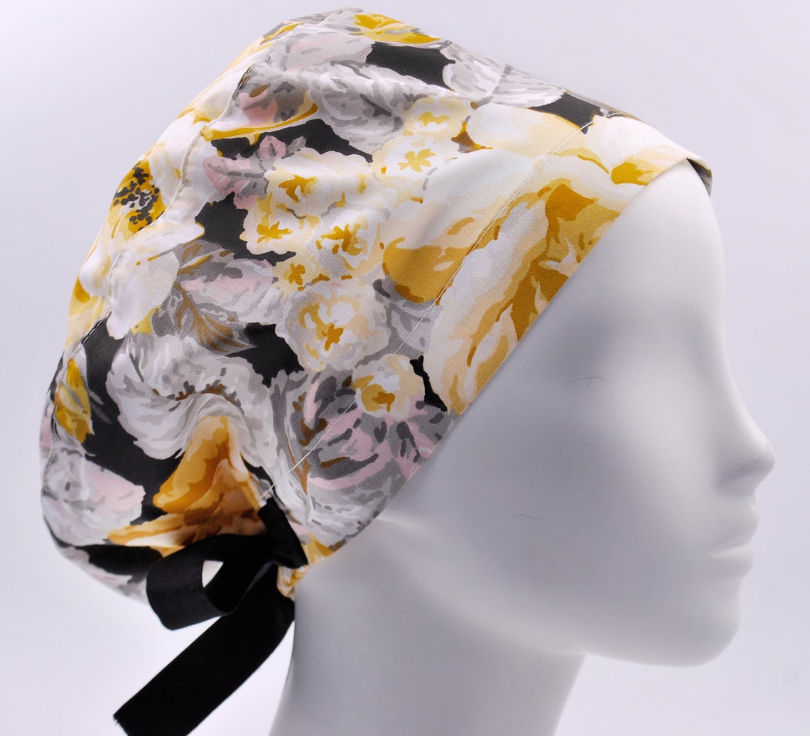 Scrub Cap Surgical Scrub Hat Surgery Caps Scrub Hats Rose | Etsy