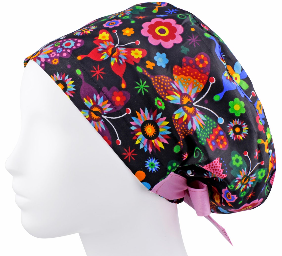 Surgical Cap Scrub Caps Scrub Hats Surgery Caps Butterfly - Etsy