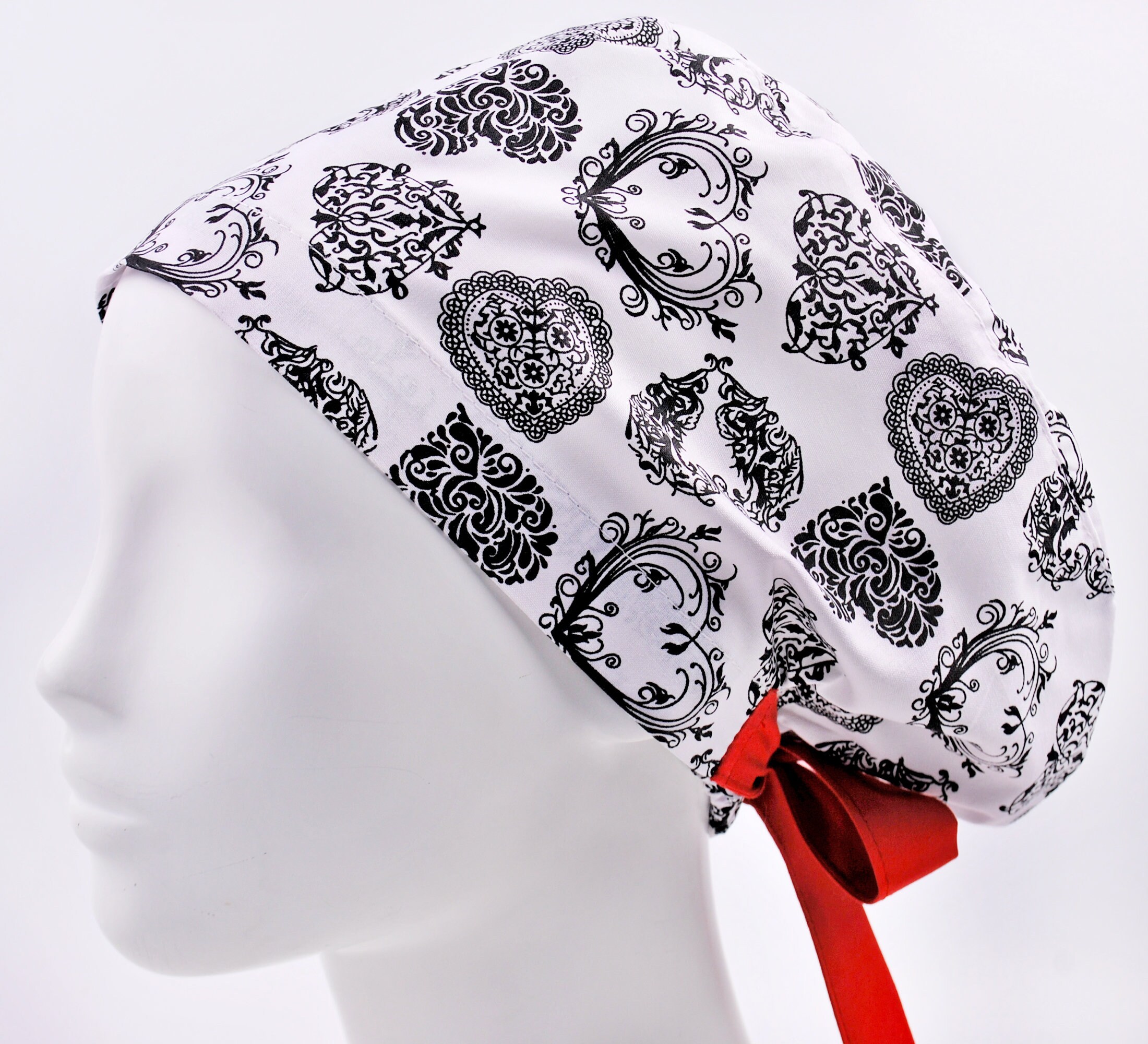 Scrub hat scrub caps for women valentines scrub cap heart | Etsy