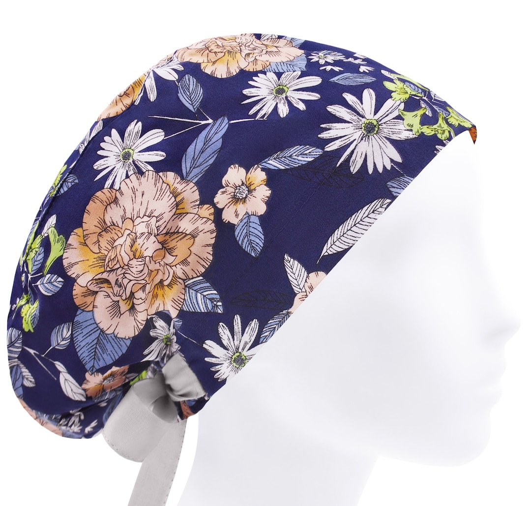 Scrub Cap, Scrub Hat, Surgery Caps, Floral Surgical Hats - Etsy