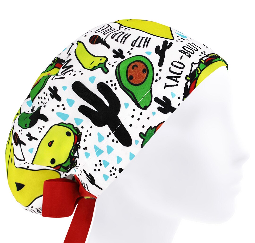 Mexican Scrub Caps, Scrub Hats Mexico, Surgical Cap Women, Womens Scrub ...