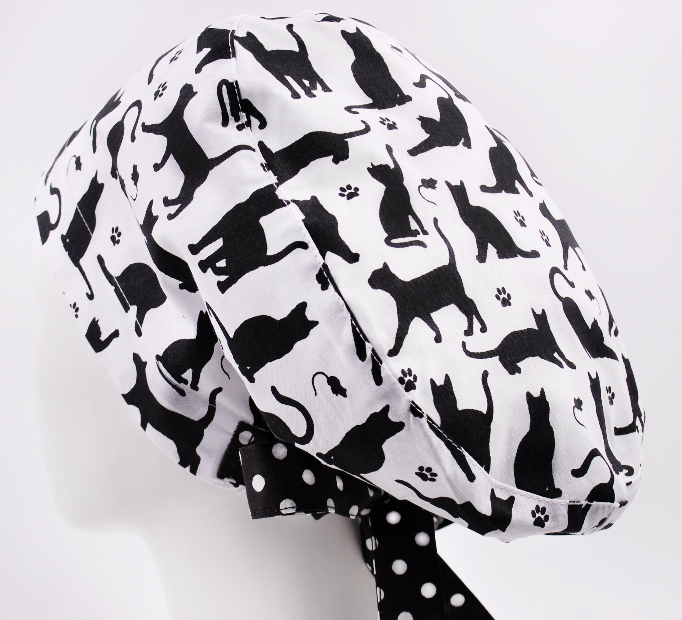 Scrub Cap Scrub Hats Surgery Caps Cat Surgical Hat | Etsy