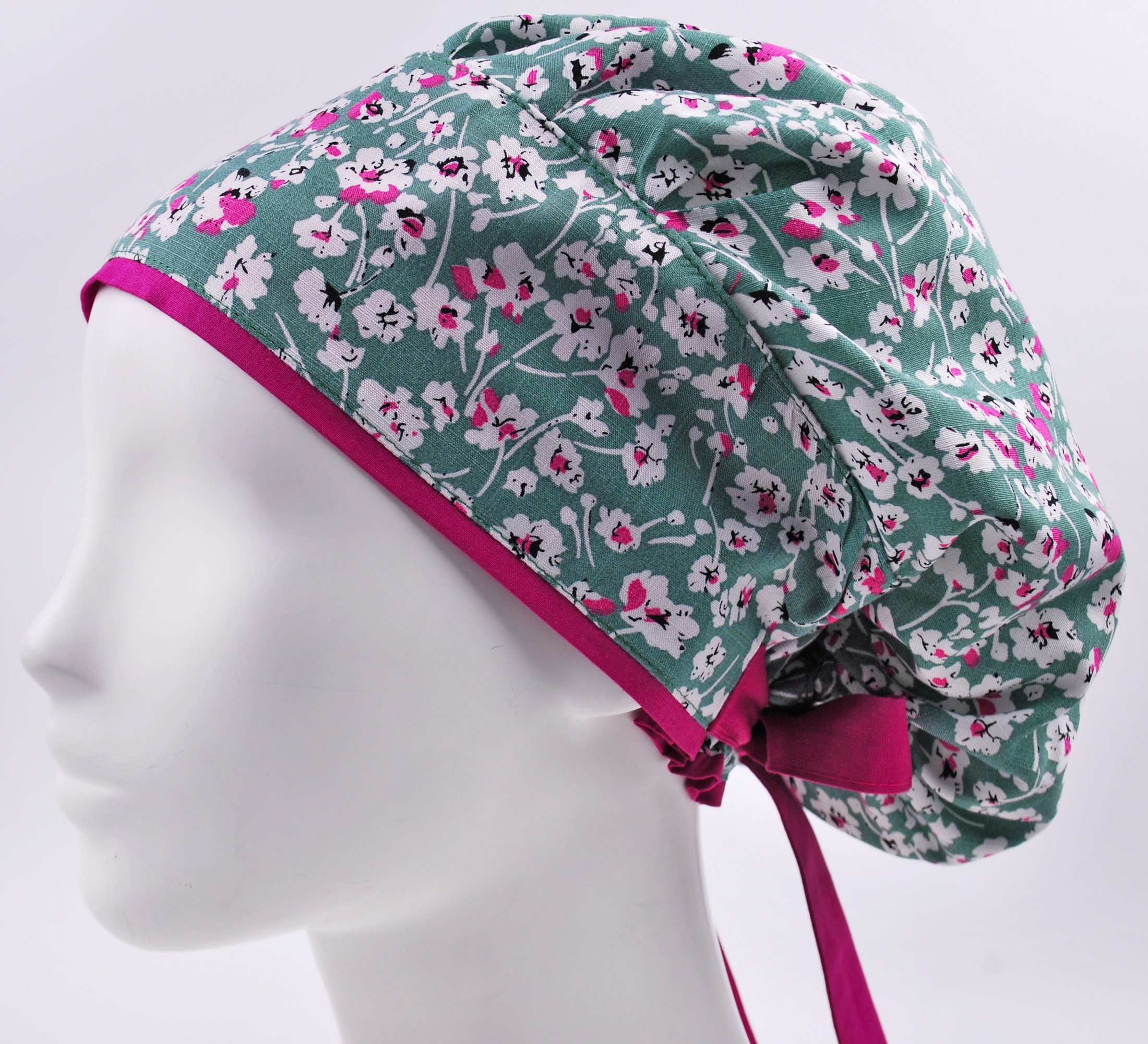 Surgical cap women scrub hats surgery caps nurse hat olive | Etsy